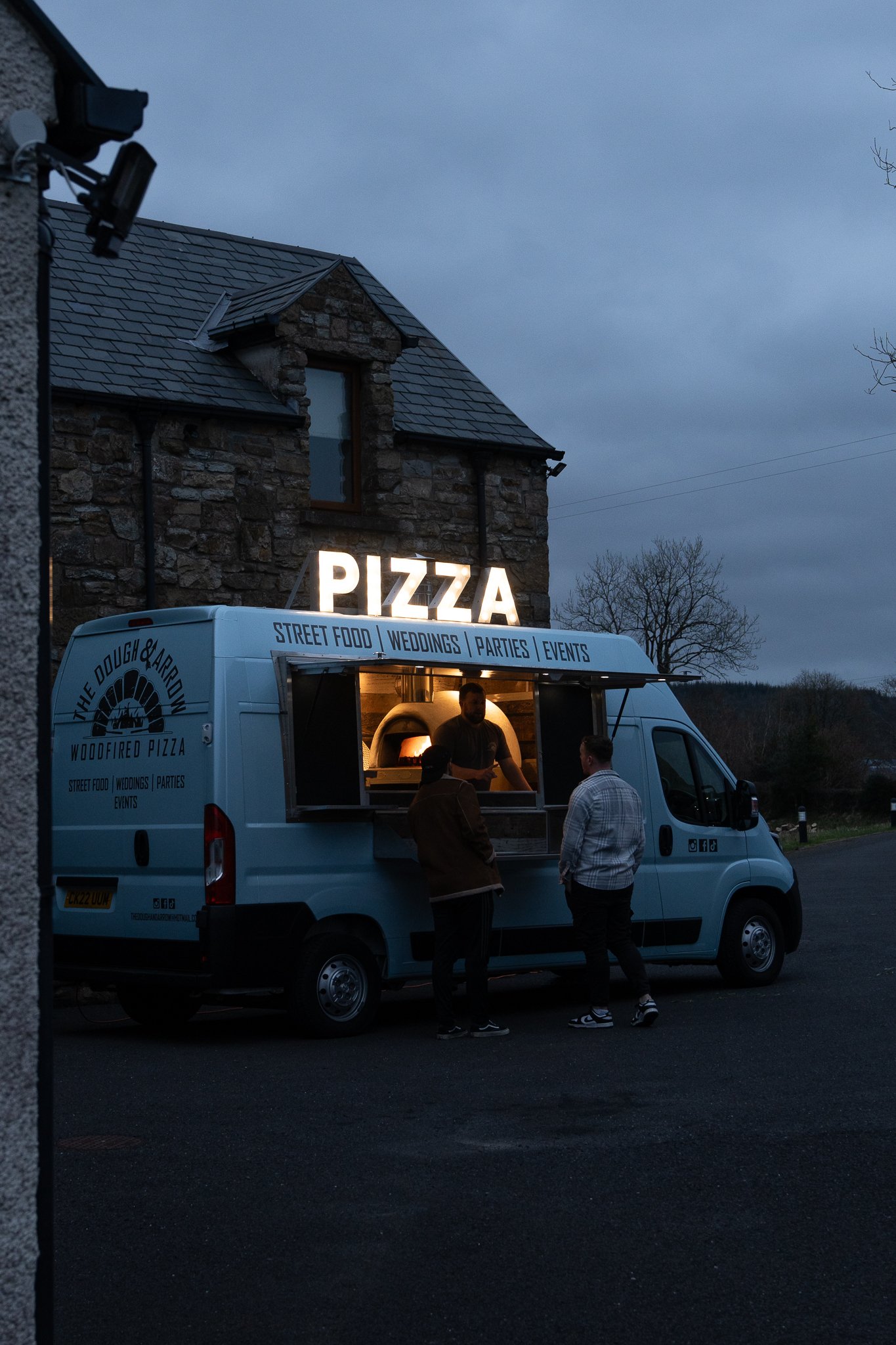 The Dough & Arrow Woodfired Pizza | Mobile Pizza Catering NI